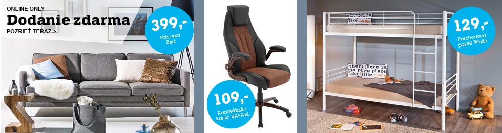 Nakupujte nábytok online - Moebelix.sk‎ möbelix