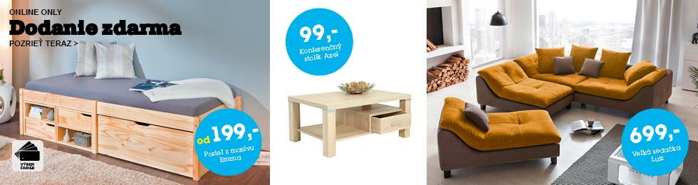 Nakupujte nábytok online - Moebelix.sk‎ möbelix
